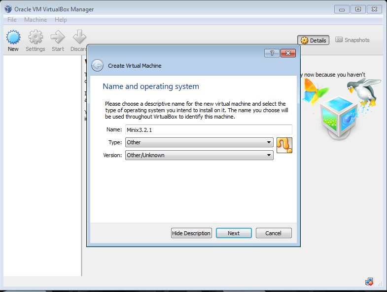 Install Minix 3 on Virtual box – Individual Opinion